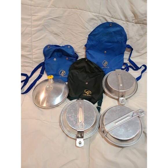 Other | Vintage Girl Scouts Canteen And Campingcooking Kit | Poshmark